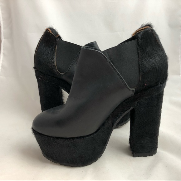 tba | Shoes | Tba To Be Announced 8m Black Platform Ankle Boots | Poshmark